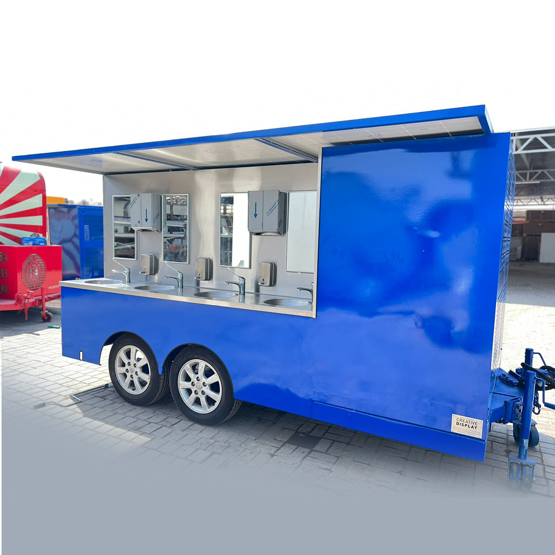Solarpowered mobile trucks in a tropical climate like UAE